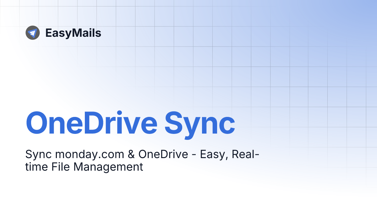 OneDrive Sync | EasyMails