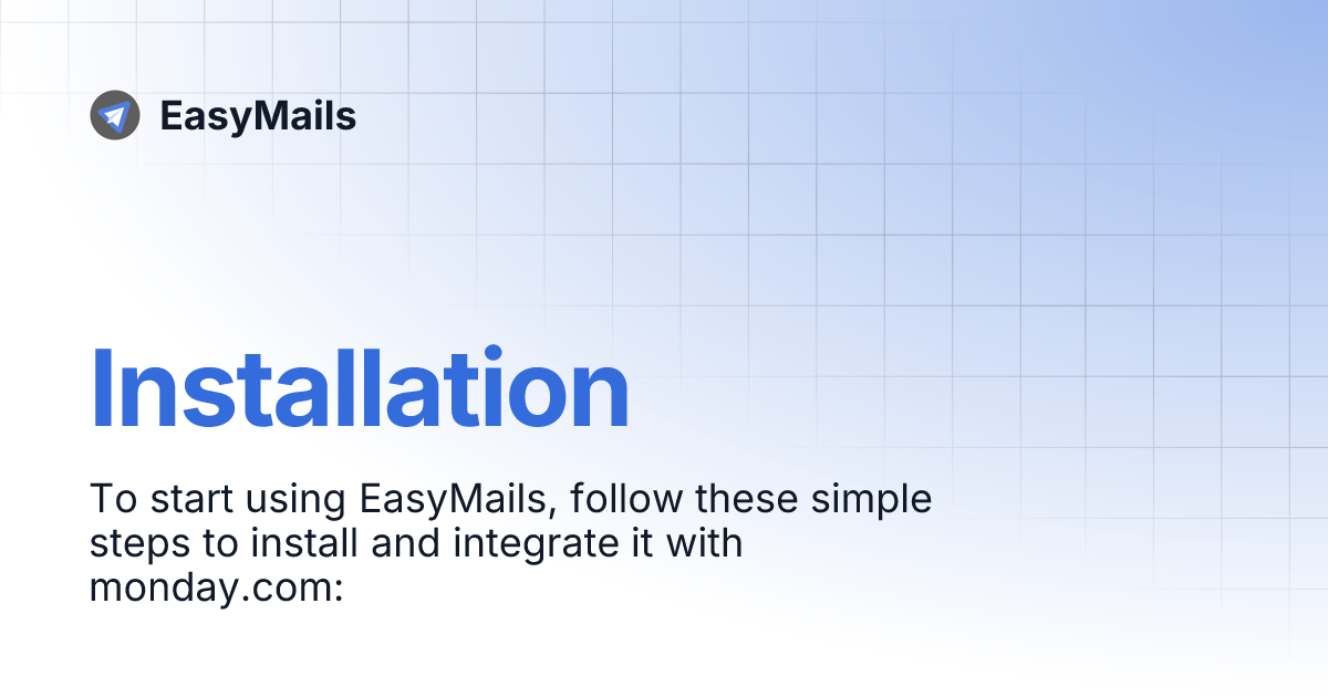 Installation | EasyMails